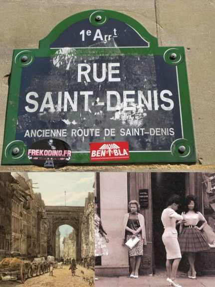 Rue Saint-Denis : rue emblématique des mondes contrastés de Paris ...